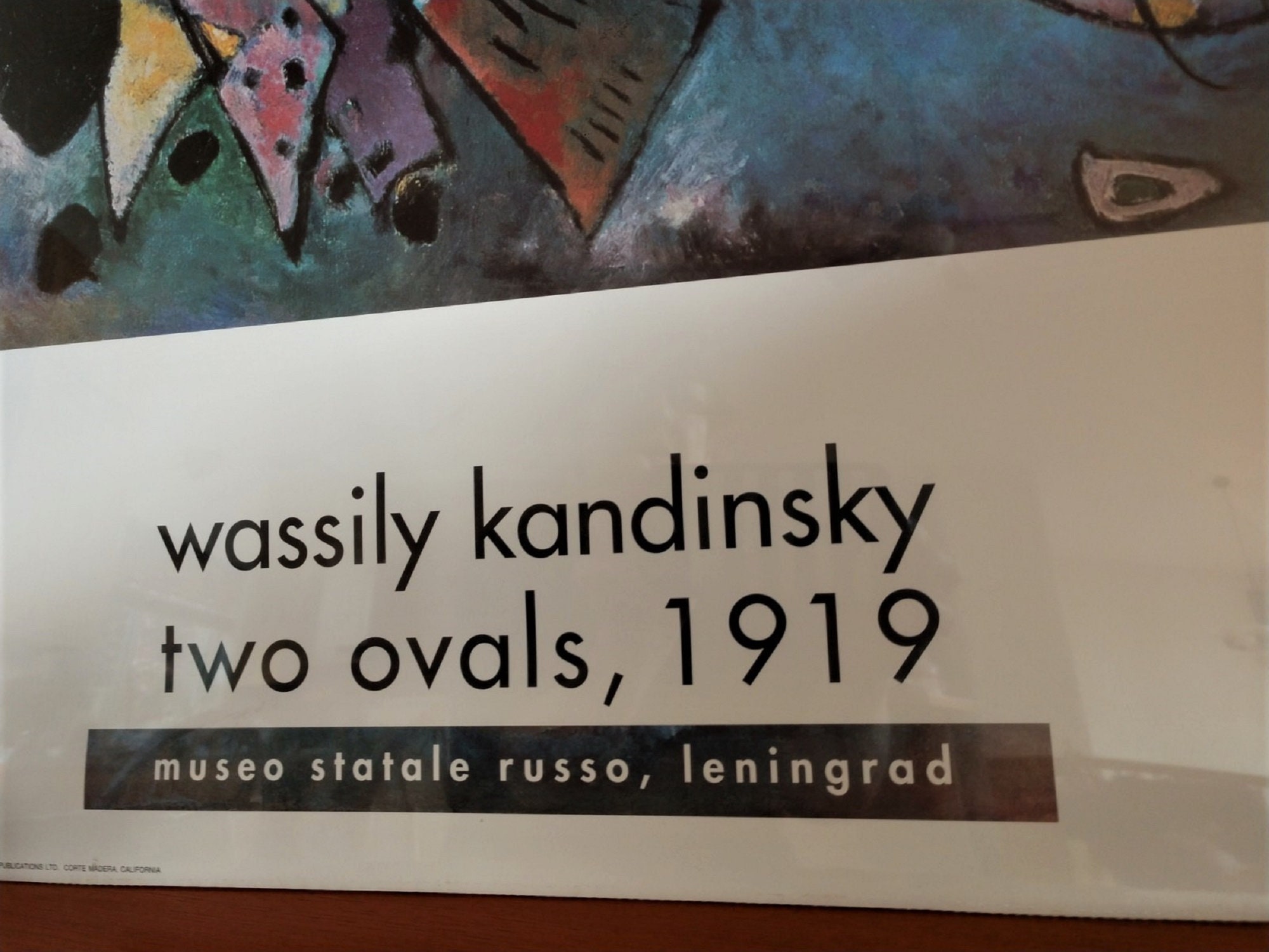 Wassily Kandinsky Two Ovals, a 1919 Work 1990 Lithograph Poster by ...