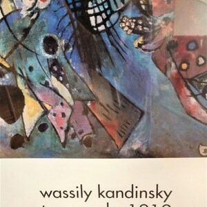Wassily Kandinsky Two Ovals, a 1919 Work 1990 Lithograph Poster by ...