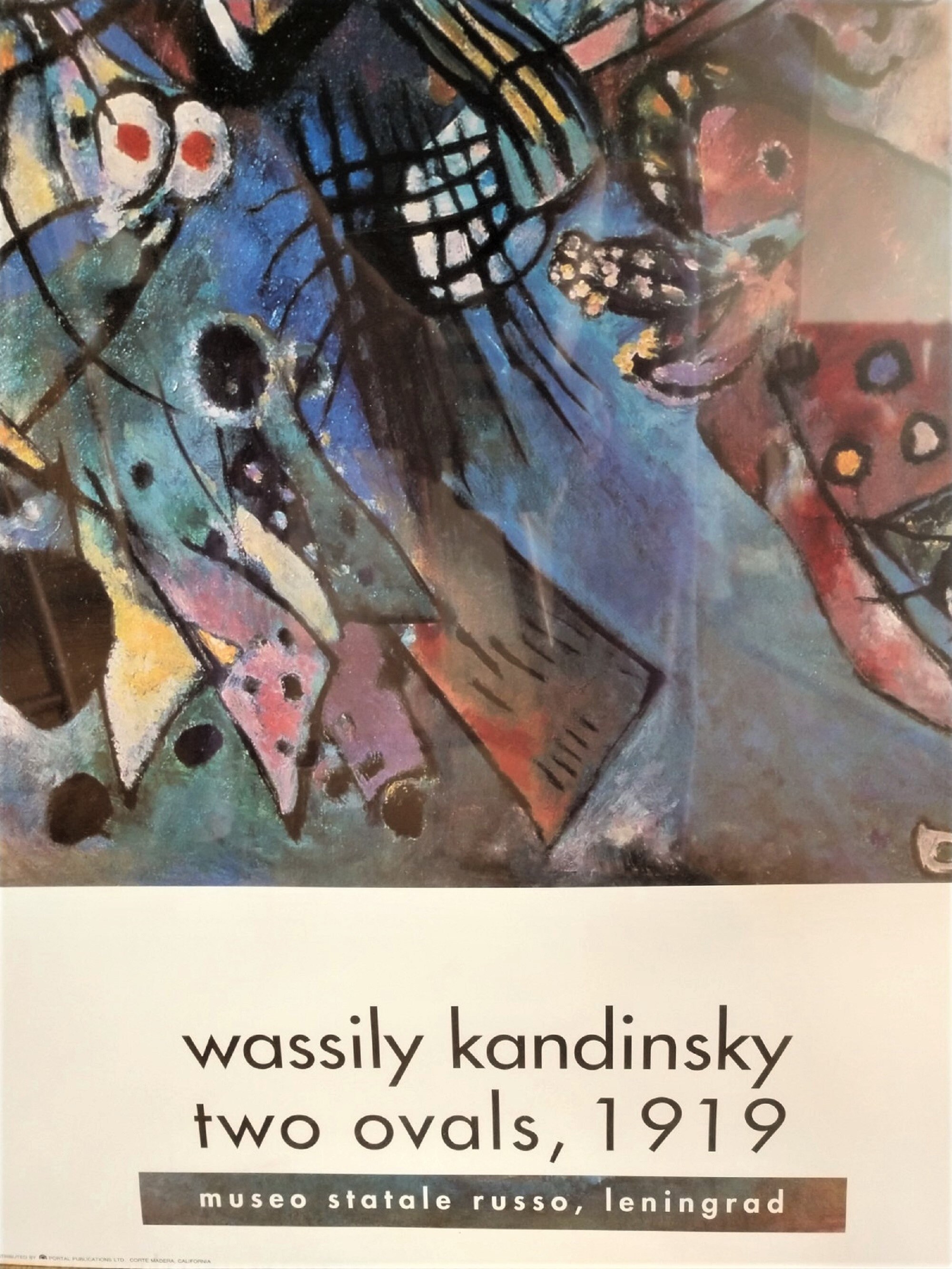 Wassily Kandinsky Two Ovals, a 1919 Work 1990 Lithograph Poster by ...