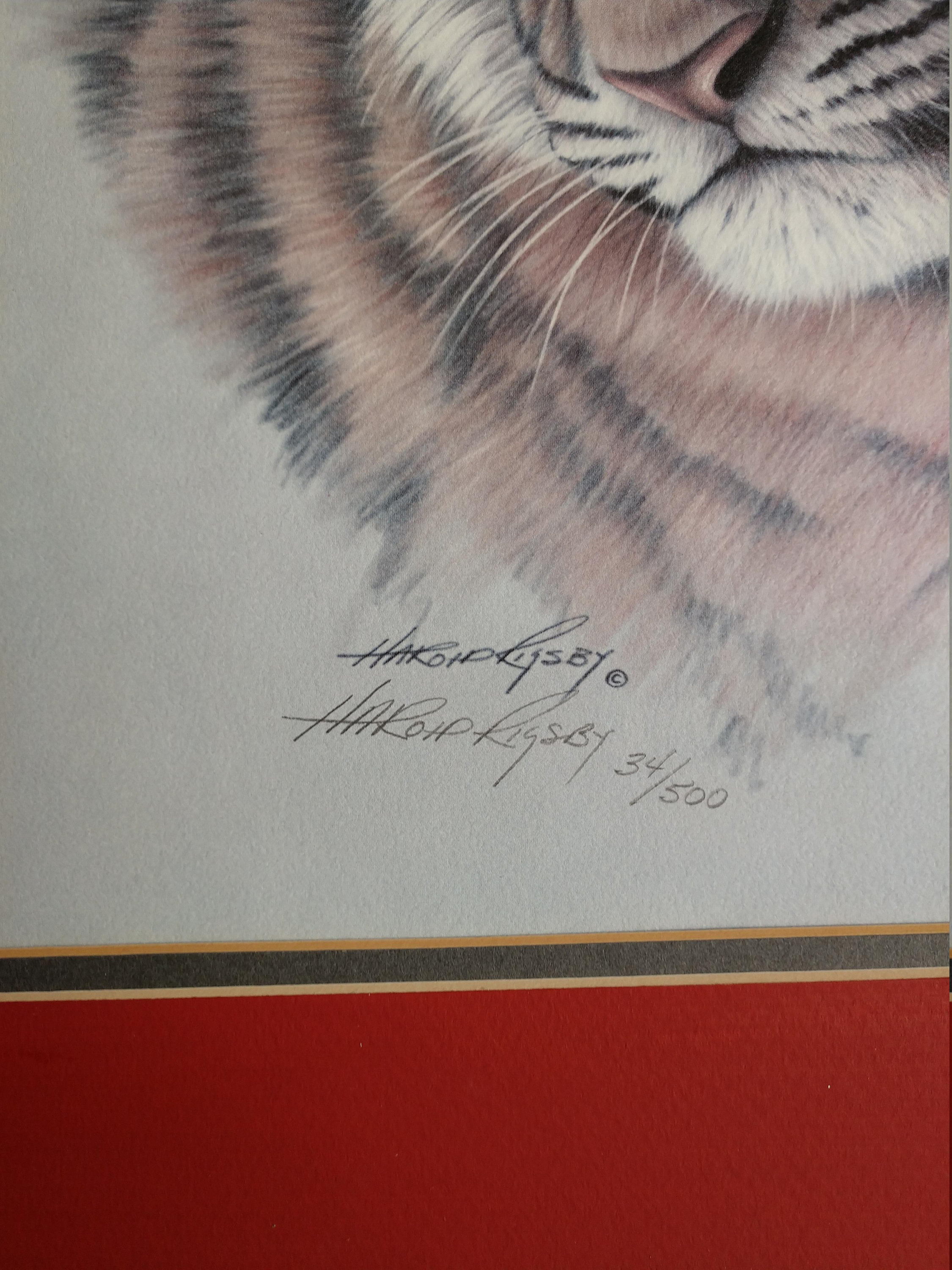 Set of Two Limited Edition TIGER Prints by Harold Rigsby 34/500 - Etsy