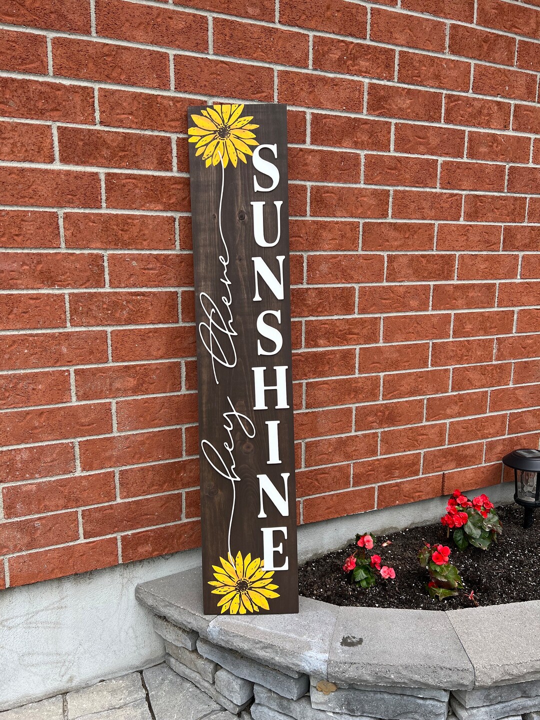 WELCOME SIGN Hey There Sunshine 3D for Front Door, Front Door Decor ...