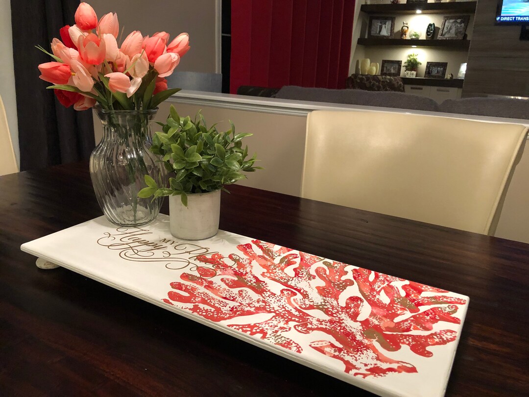 Table Riser, Kitchen Decor, Pedestal Riser, Coral Table Decor ...