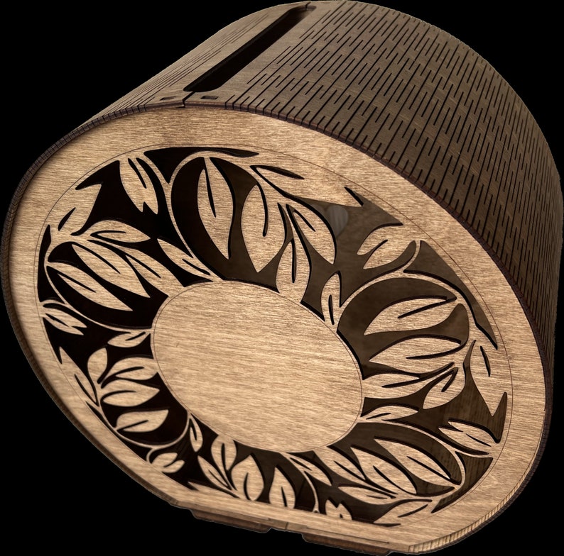 Round Personalized Card Box for Weddings, Birthday, Sweet 16 ...