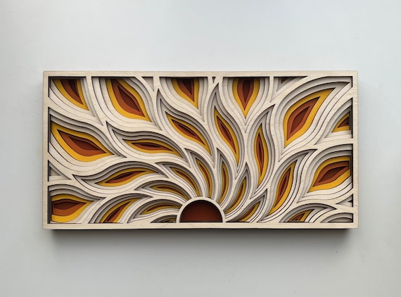 Layered Wood Cutouts Patterns Haoser Wooden Crafts Solid Design Double