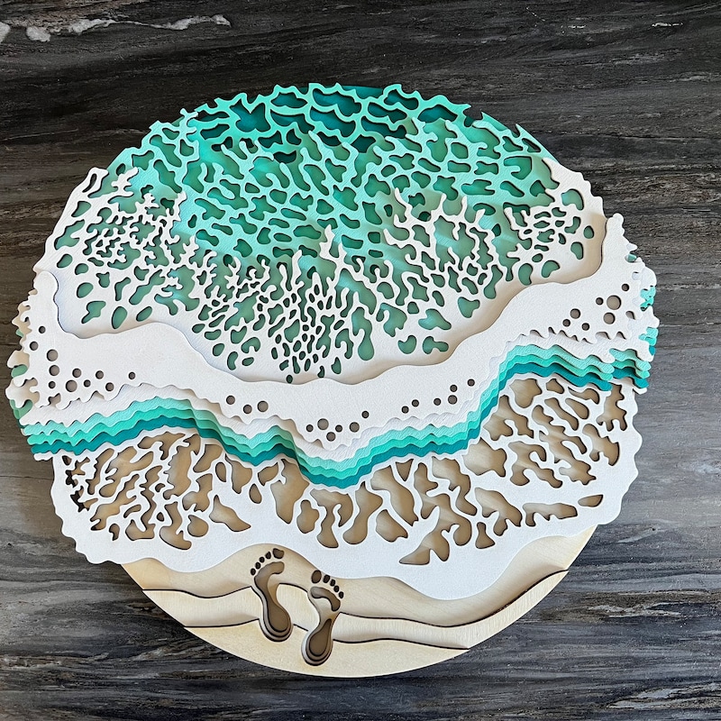 Layered Wood Art - Etsy