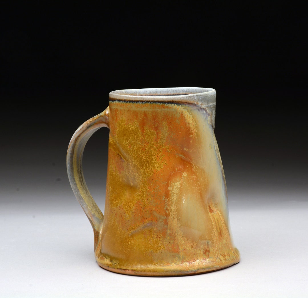 Wood Fired Mug: Wheel Thrown Ceramic Coffee Cup - Etsy