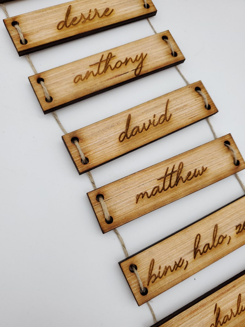 Perfect Gift Kids Name Ladder Create Your Own / Family Tree / - Etsy