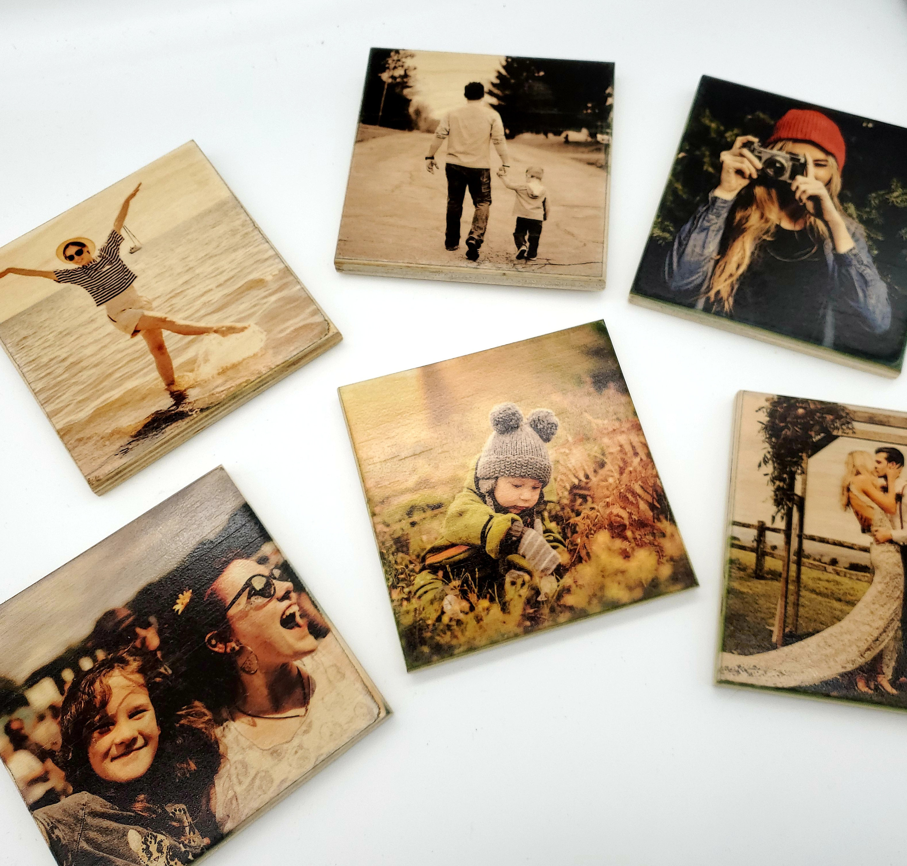Custom Photo / Wood Block / With Personalized Engraving / - Etsy