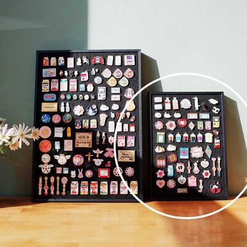 Pin Badge Display Metal-frame Enamel Pin Display Box for | Etsy Canada