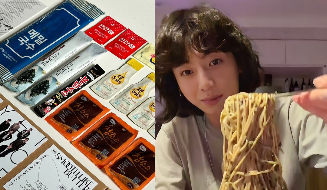 BTS Jungkook's Noodle Kit, DIY Perilla Oil Makguksu, Korean Buldak Recipe From JK - Etsy