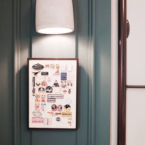 Pin Badge Display Metal-frame Enamel Pin Display Box for - Etsy