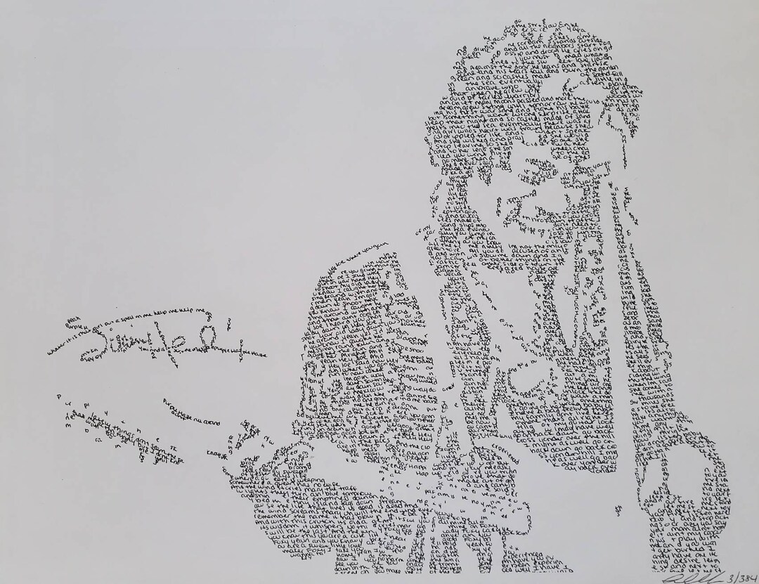 Jimi Hendrix Lyrics Art - Etsy