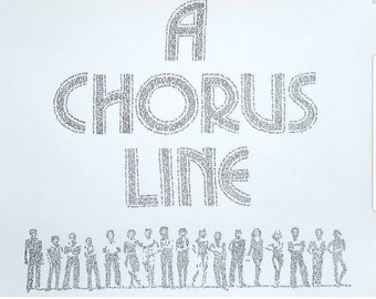 A Chorus Line. Original Poster. 1978 - Etsy