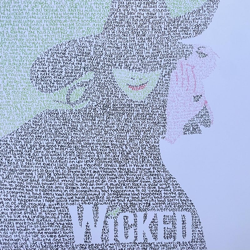 Wicked Original Broadway Poster - Etsy