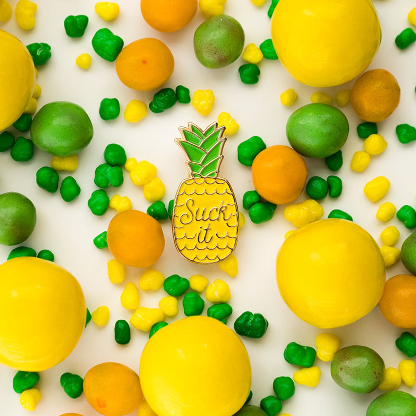 Psych-os Suck It Enamel Pin - Etsy