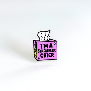 I'm A Sympathetic Crier, Gus Quote Enamel Pin - Etsy