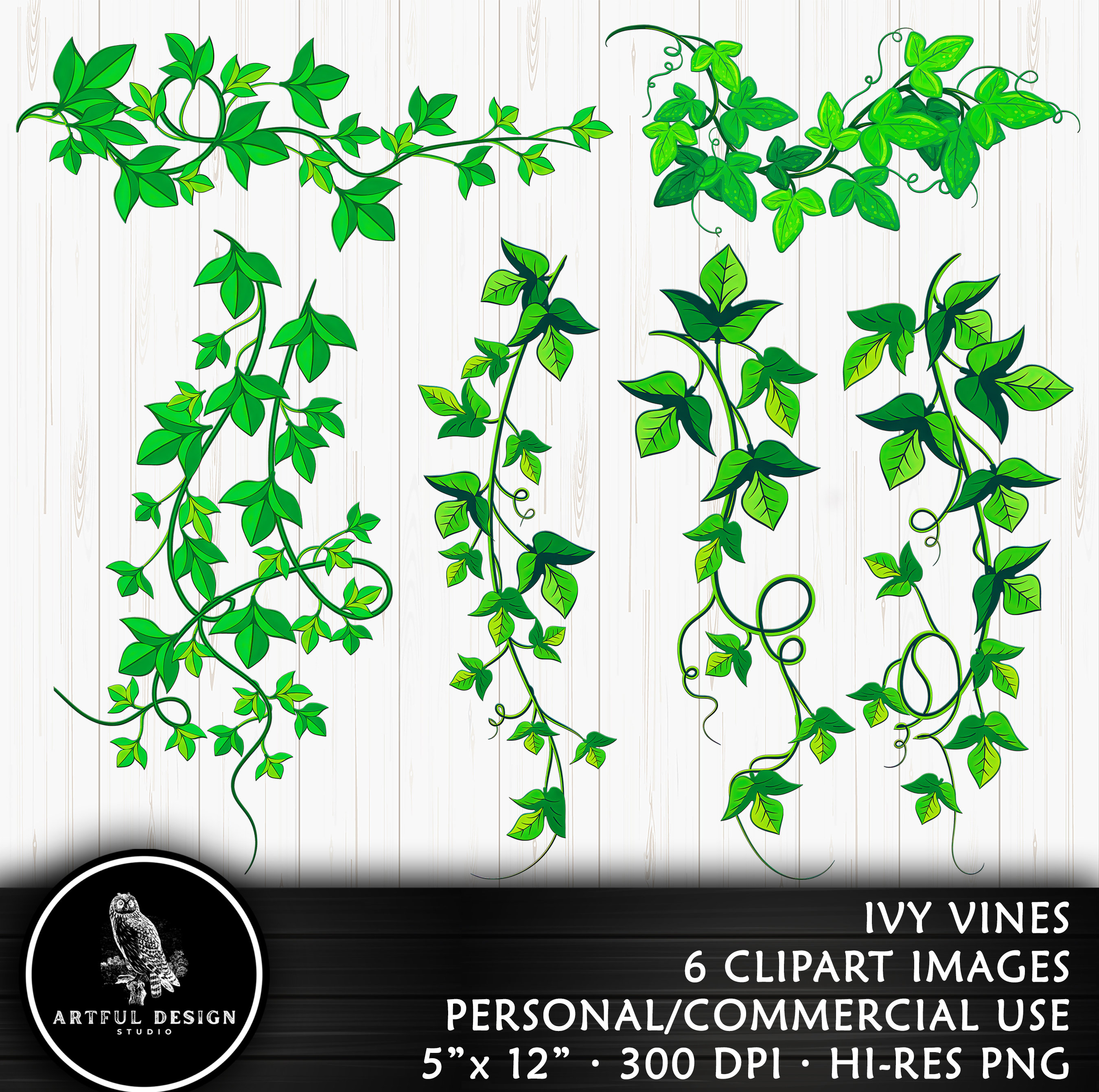 Ivy Vines Clip Art