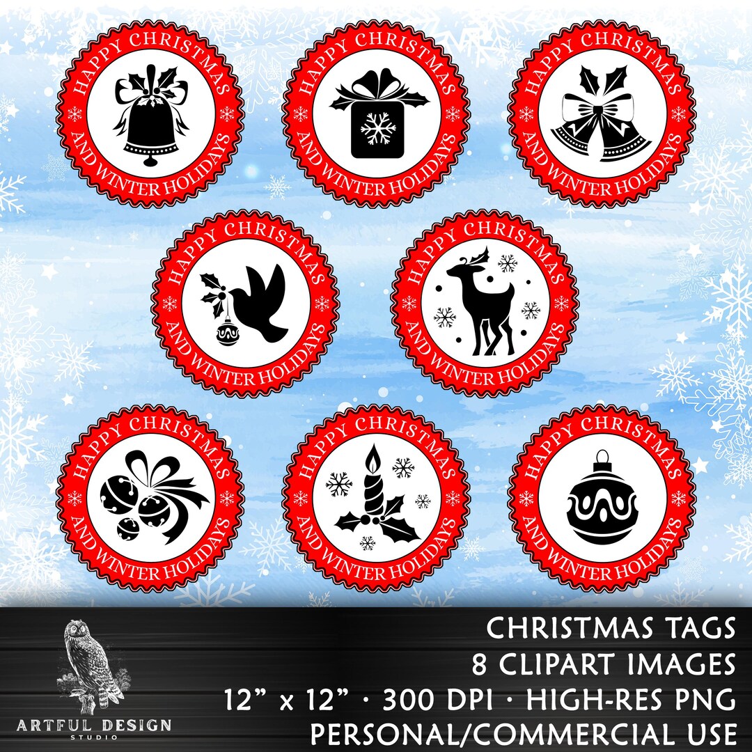 Printable Christmas Tag PNG, Christmas Tag Clipart, Christmas Tag Clip ...