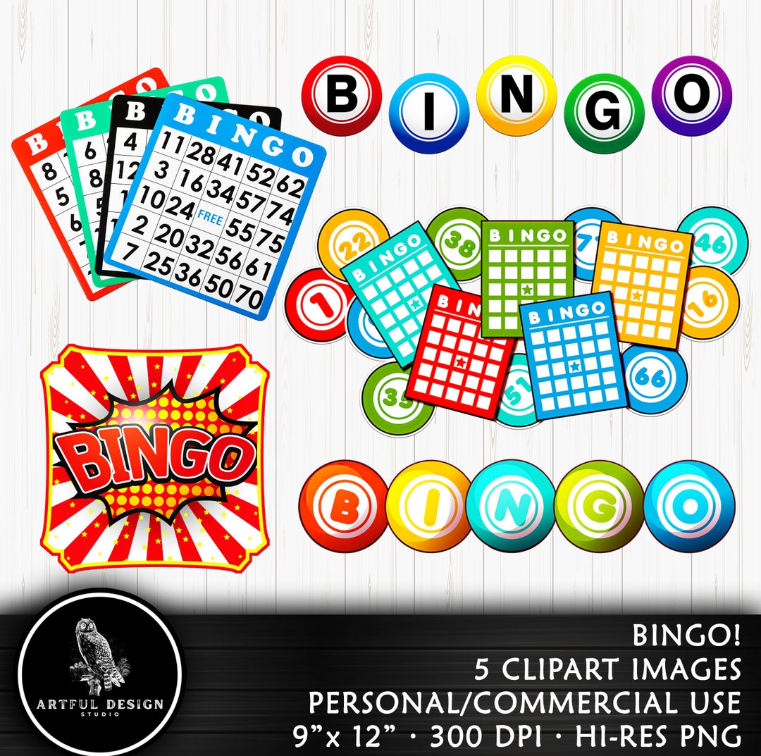 Bingo PNG Bingo Clipart Bingo Cards Bingo Clip Art Bingo - Etsy Canada