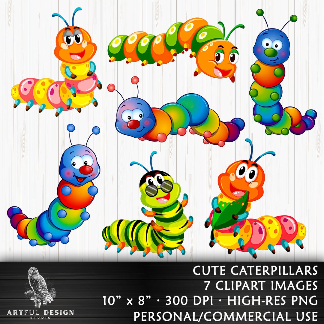 Cute Caterpillar PNG, Caterpillar Clipart, Worm Clipart, Worm PNG ...