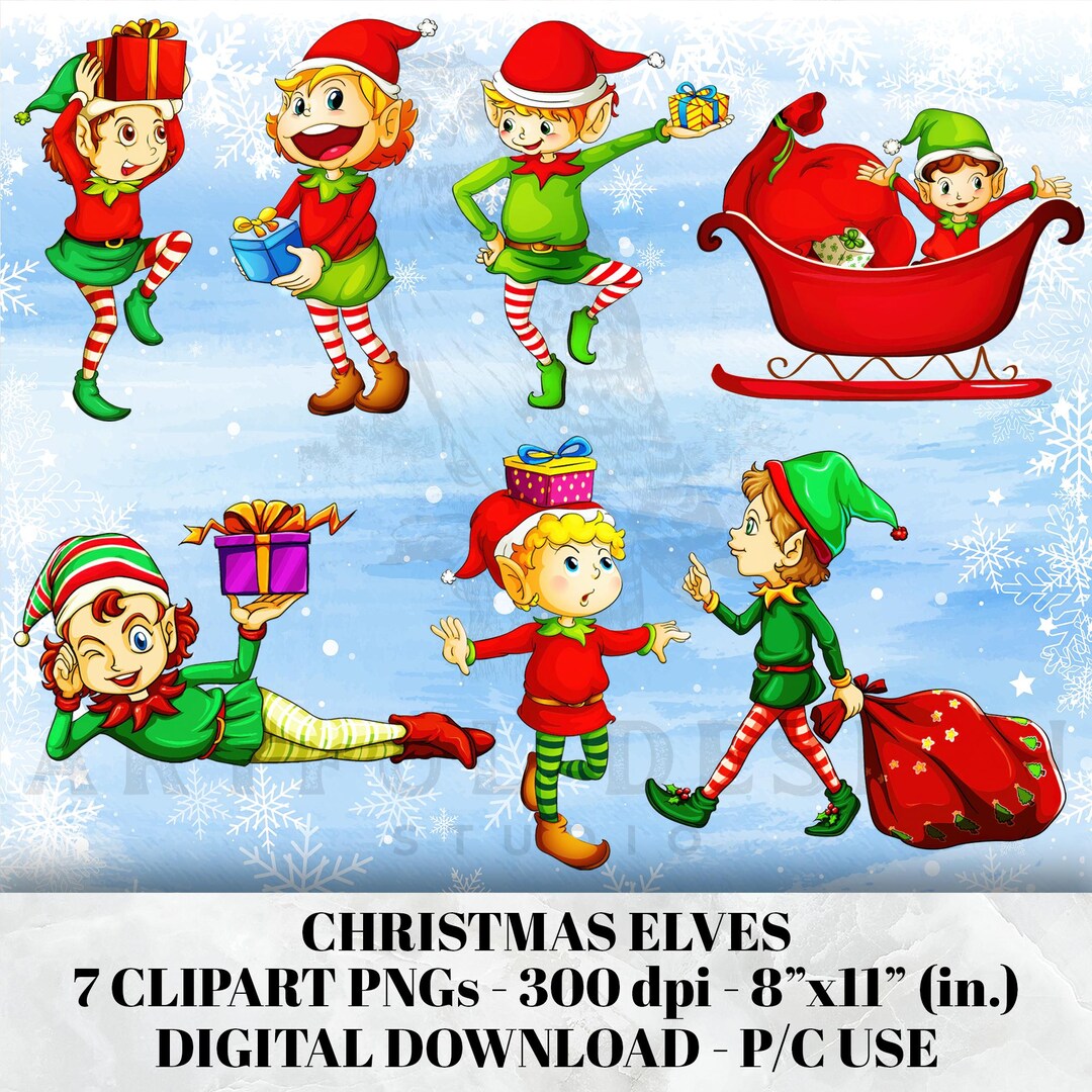 Christmas Elf PNG, Christmas Elf Clipart, Christmas PNG, Christmas ...