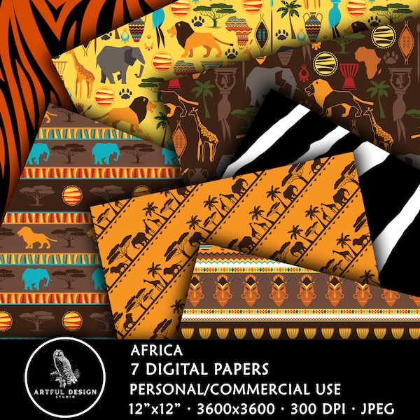 African Print Paper - Etsy