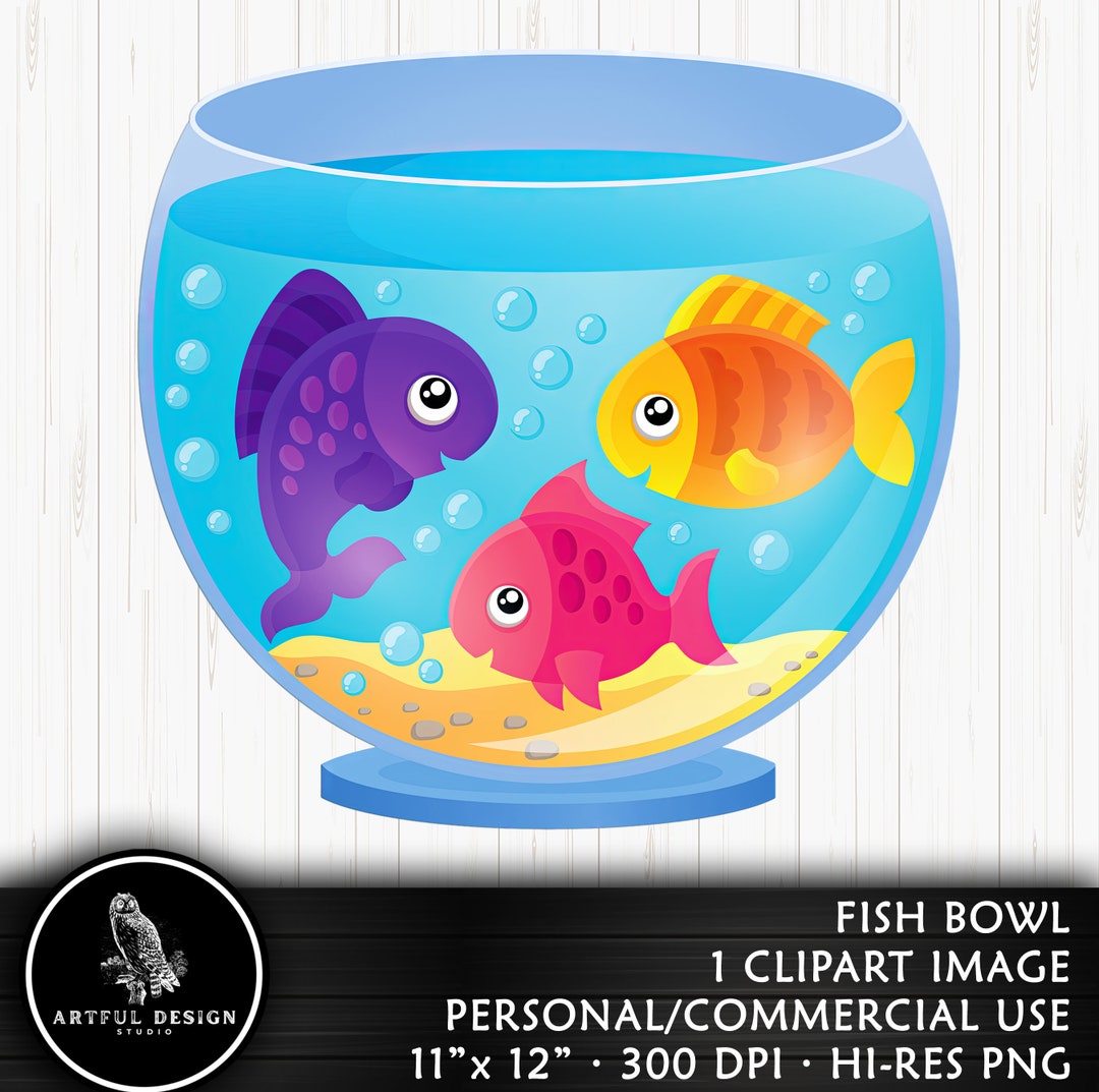 Fish Bowl PNG, Fish Bowl Clipart, Fish Clipart, Fish Sublimation, Fish ...