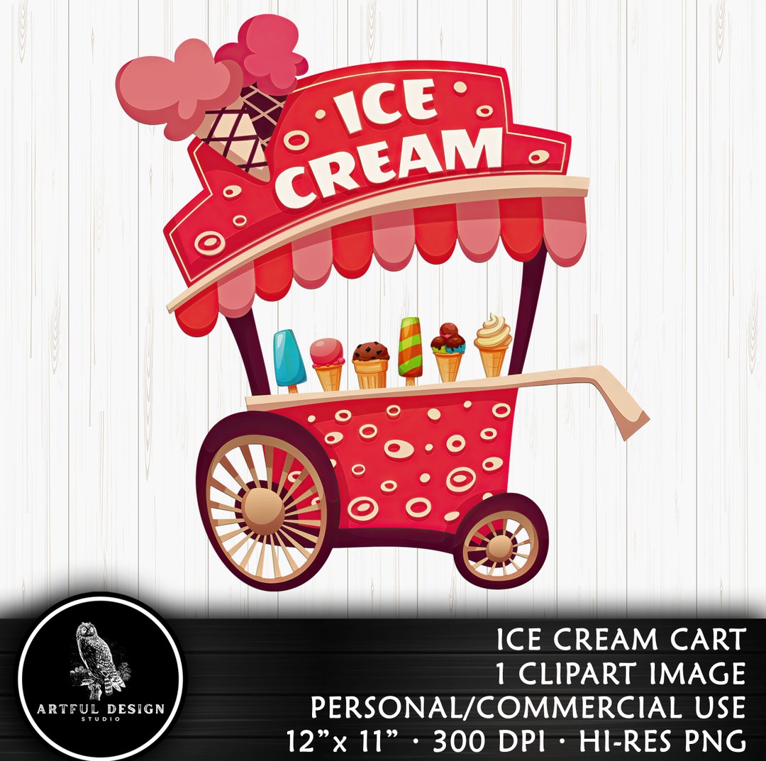 Ice Cream Cart PNG, Ice Cream Cart Clipart, Ice Cream Clipart, Ice ...
