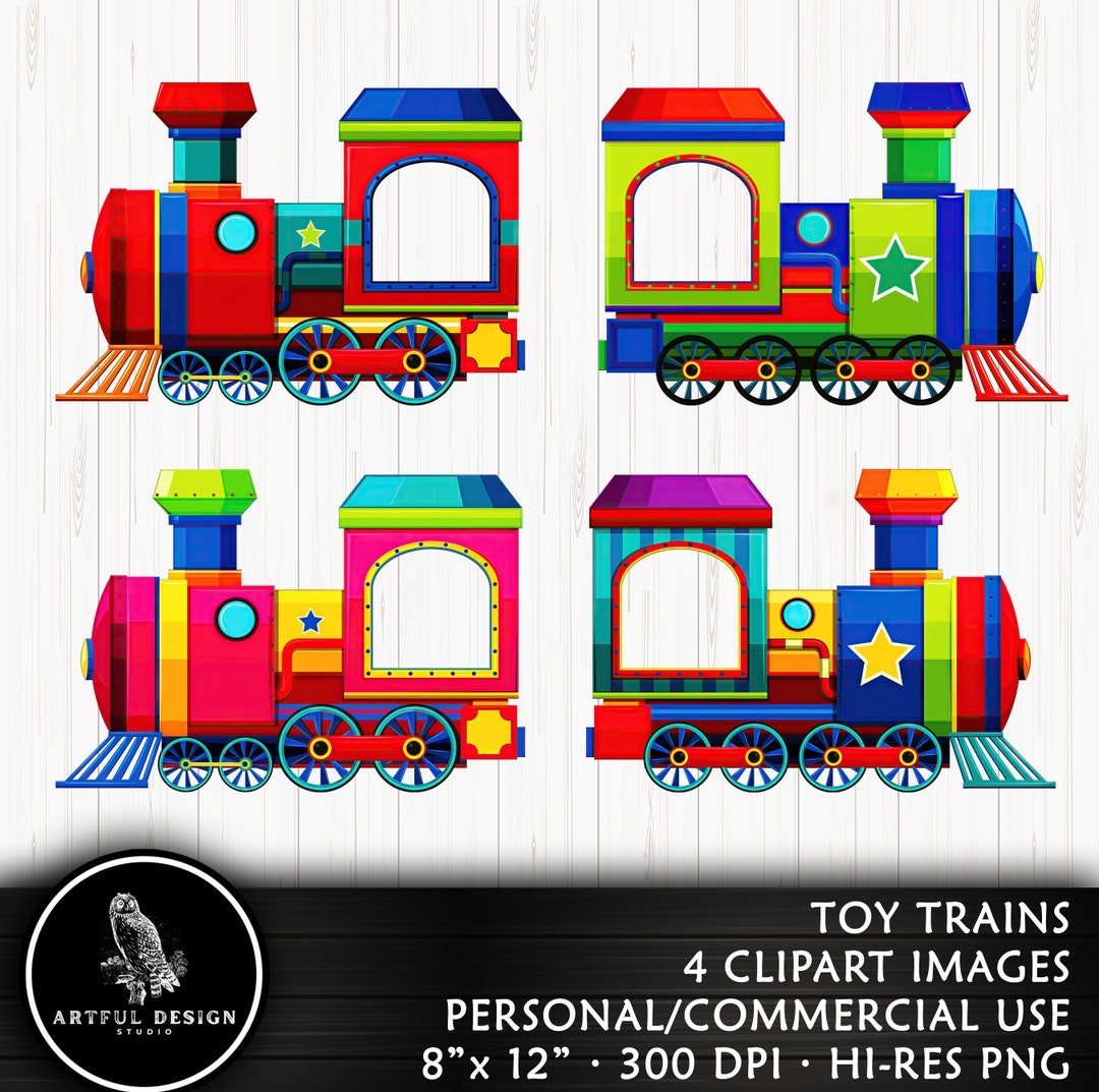 Cute Toy Train PNG, Steam Train Clipart, Steam Train PNG, Steam ...