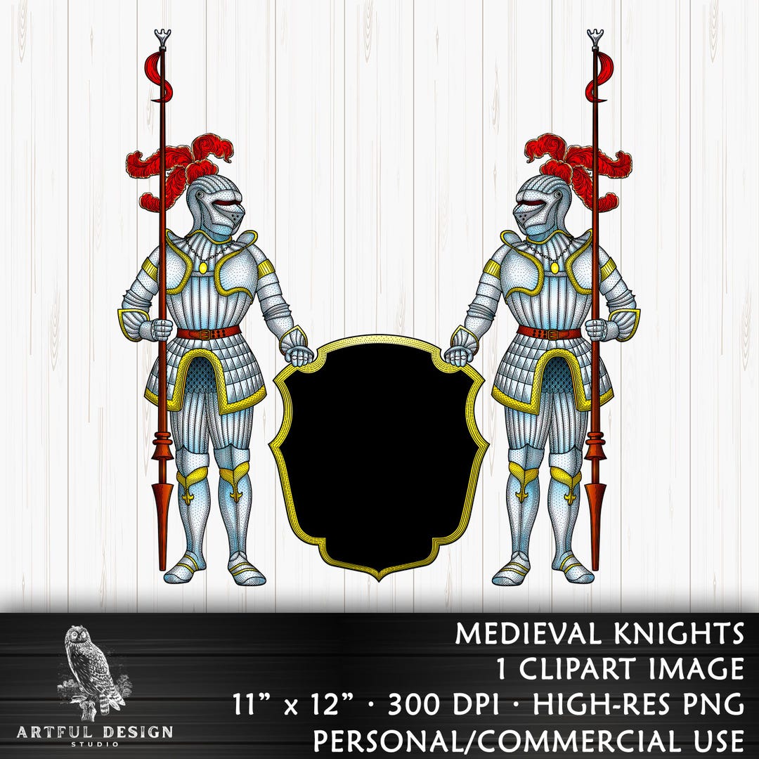 Medieval Knight Clipart, Medieval Knight PNG, Knight Sublimation ...