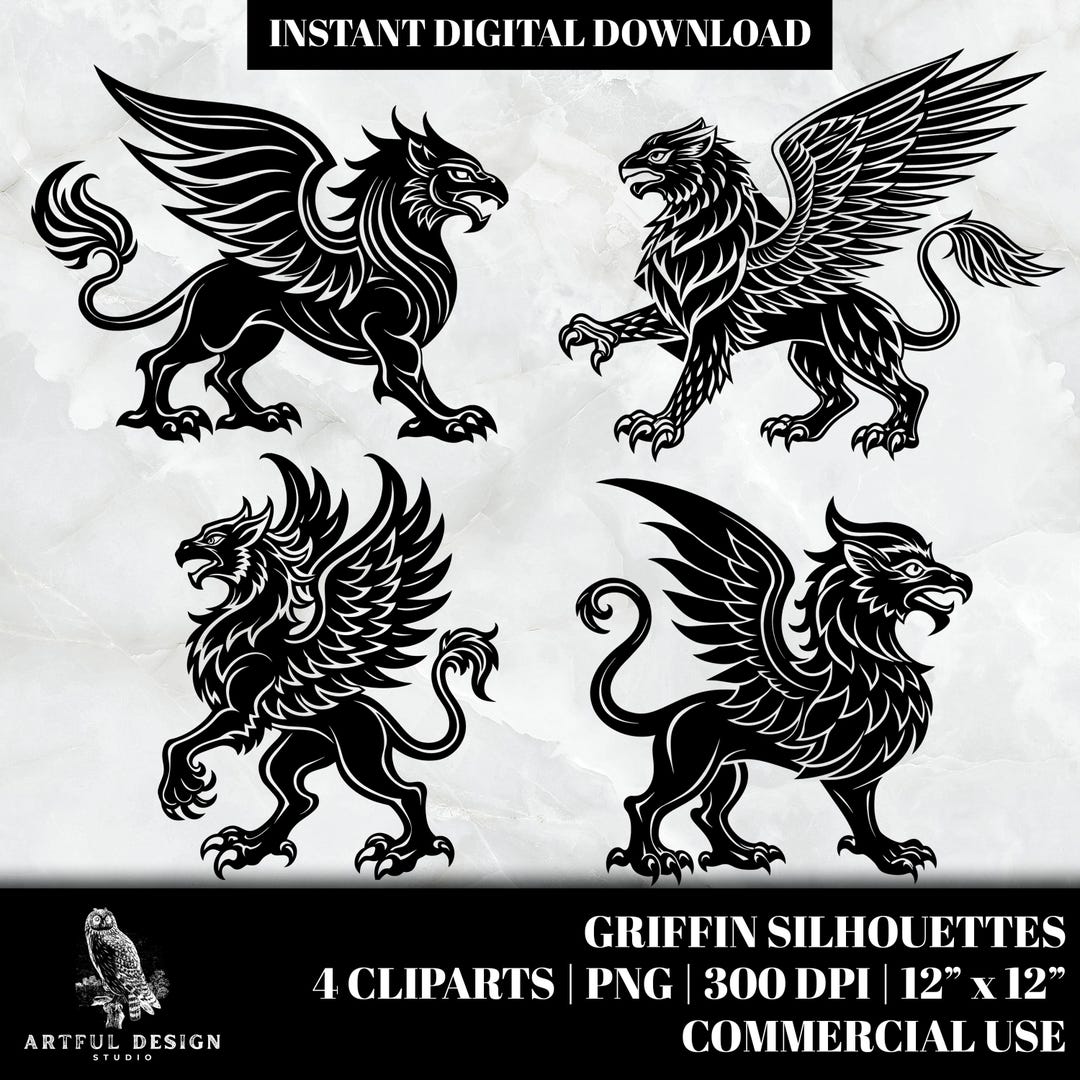 Griffin PNG, Griffin Clipart, Griffin Silhouette, Griffin Template ...