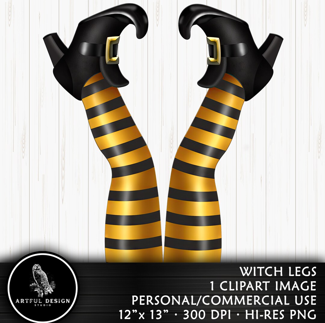 Halloween Witch Legs PNG Witch Legs Clipart Witch Clipart - Etsy