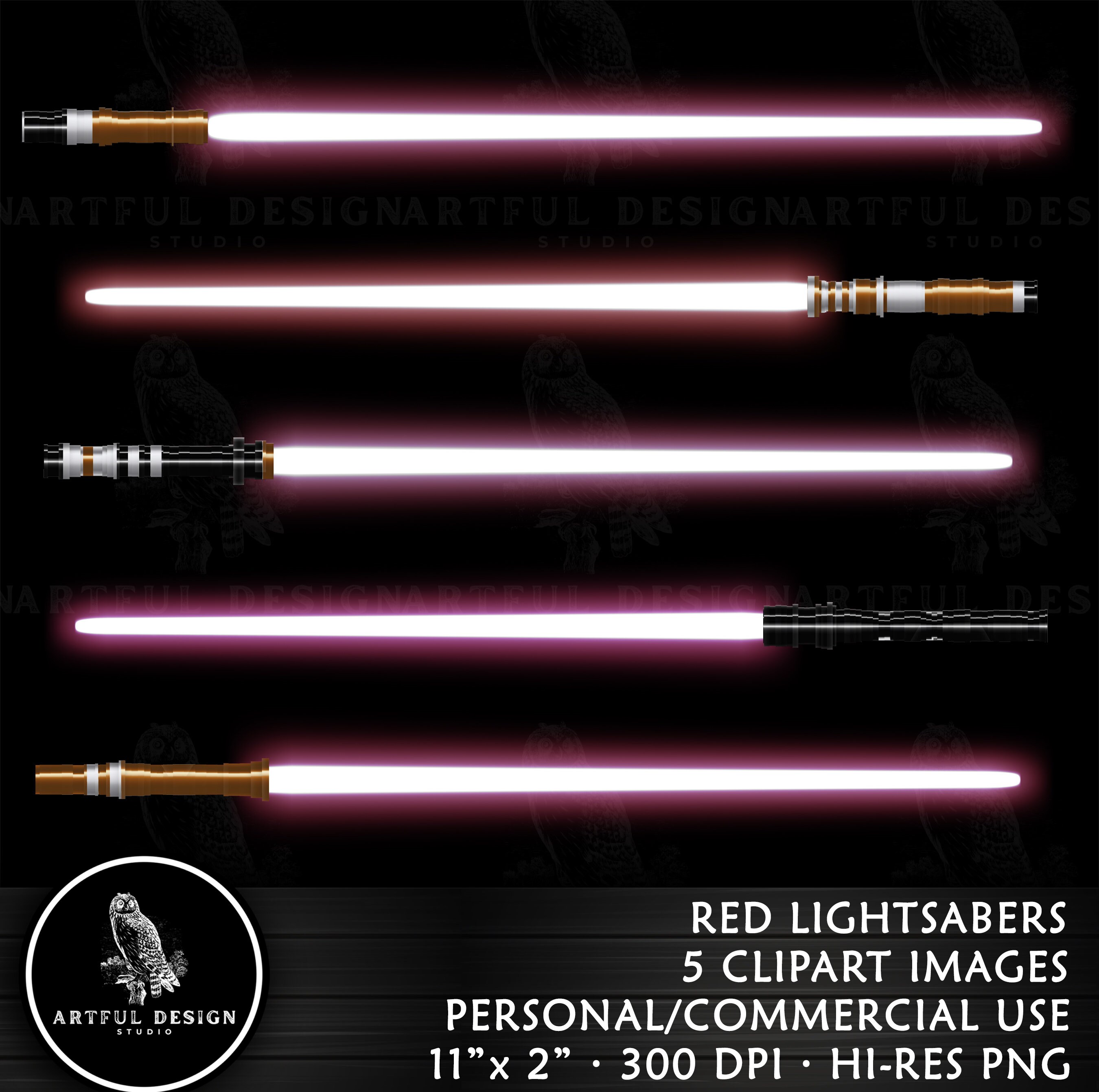 Red Lightsaber Png