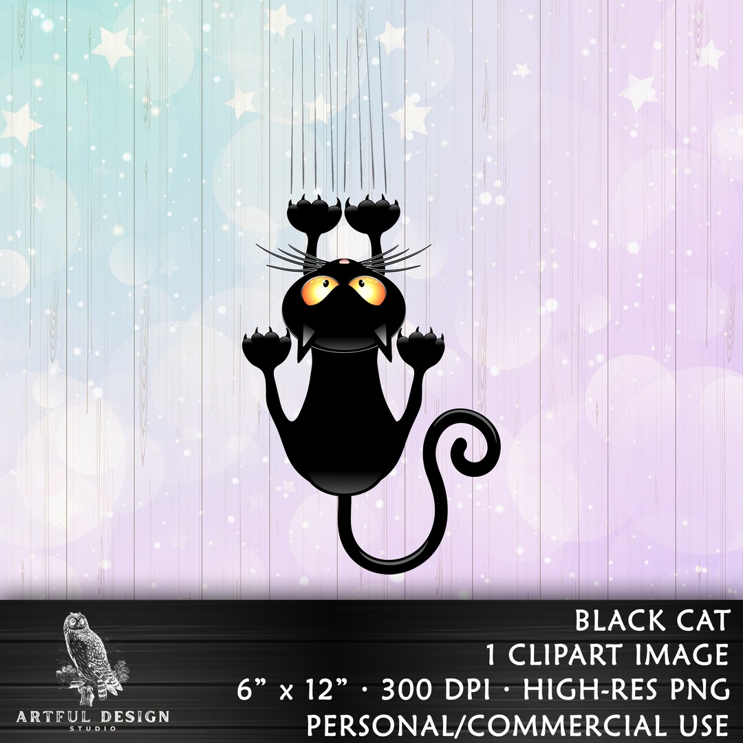 Halloween Black Cat PNG, Black Cat Clipart, Halloween Cat Clip Art ...