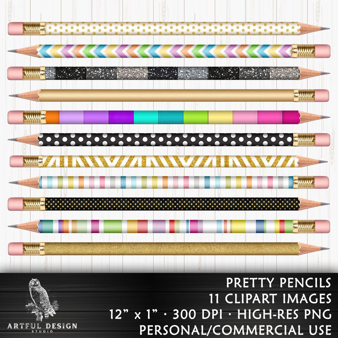 Pretty Pencil PNG, Pretty Pencil Clipart, Back to School Pencil PNG ...
