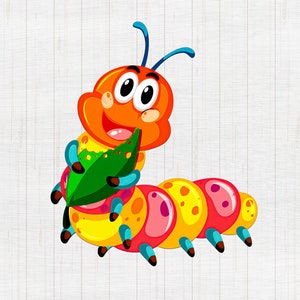 Cute Caterpillar PNG, Caterpillar Clipart, Worm Clipart, Worm PNG ...