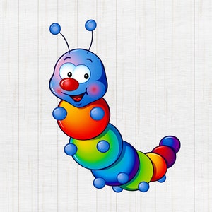 Cute Caterpillar PNG, Caterpillar Clipart, Worm Clipart, Worm PNG ...