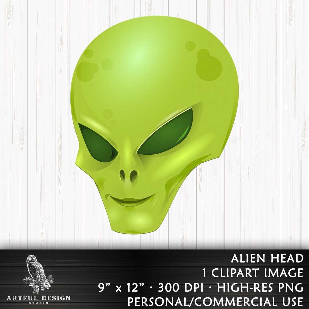 Alien Head PNG, Alien Head Clipart, Alien PNG, Alien Clipart, UFO Png ...