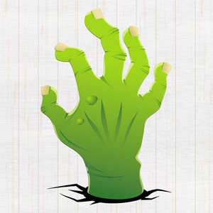 Zombie Hand PNG, Zombie Hand Clipart Digital Download, Zombie PNG ...