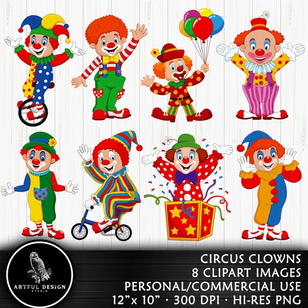 Circus Clipart - Etsy