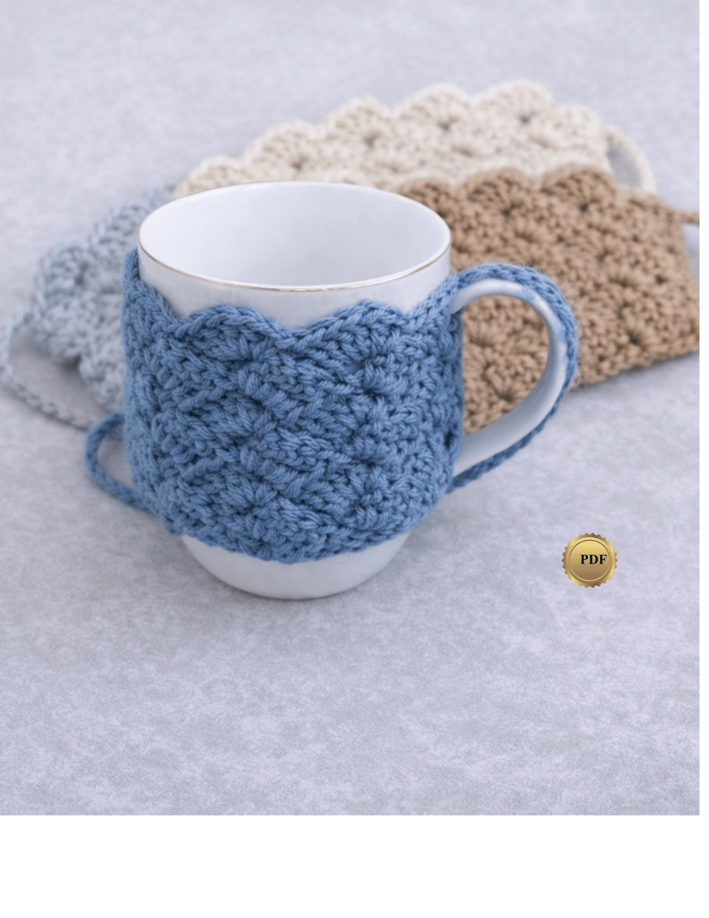 Crochet Cup Cozie Pattern – Beginner Friendly, With Bonus Pattern (PDF ...