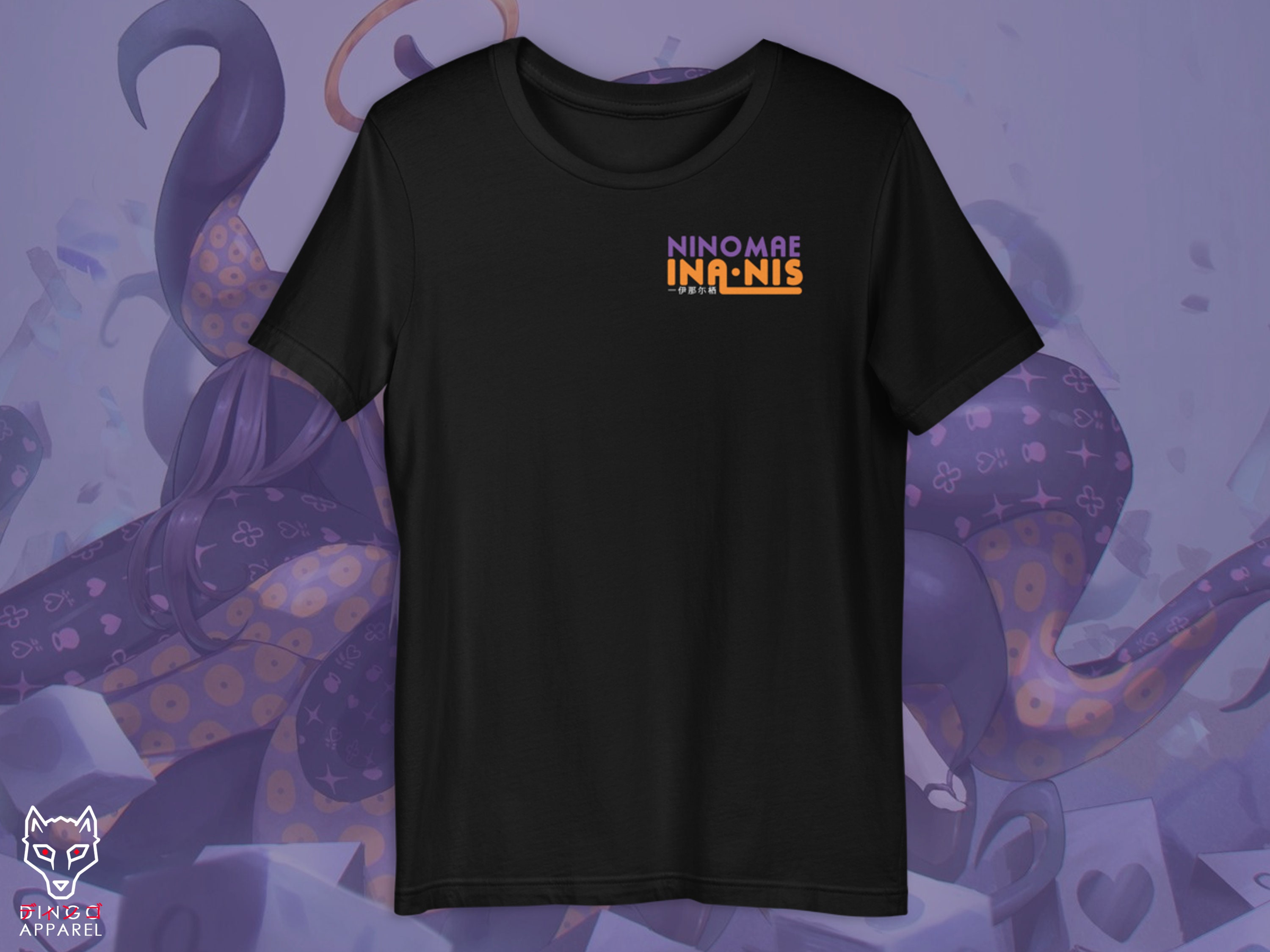 Hololive Ninomae Ina'nis Themed T-shirt unisex - Etsy