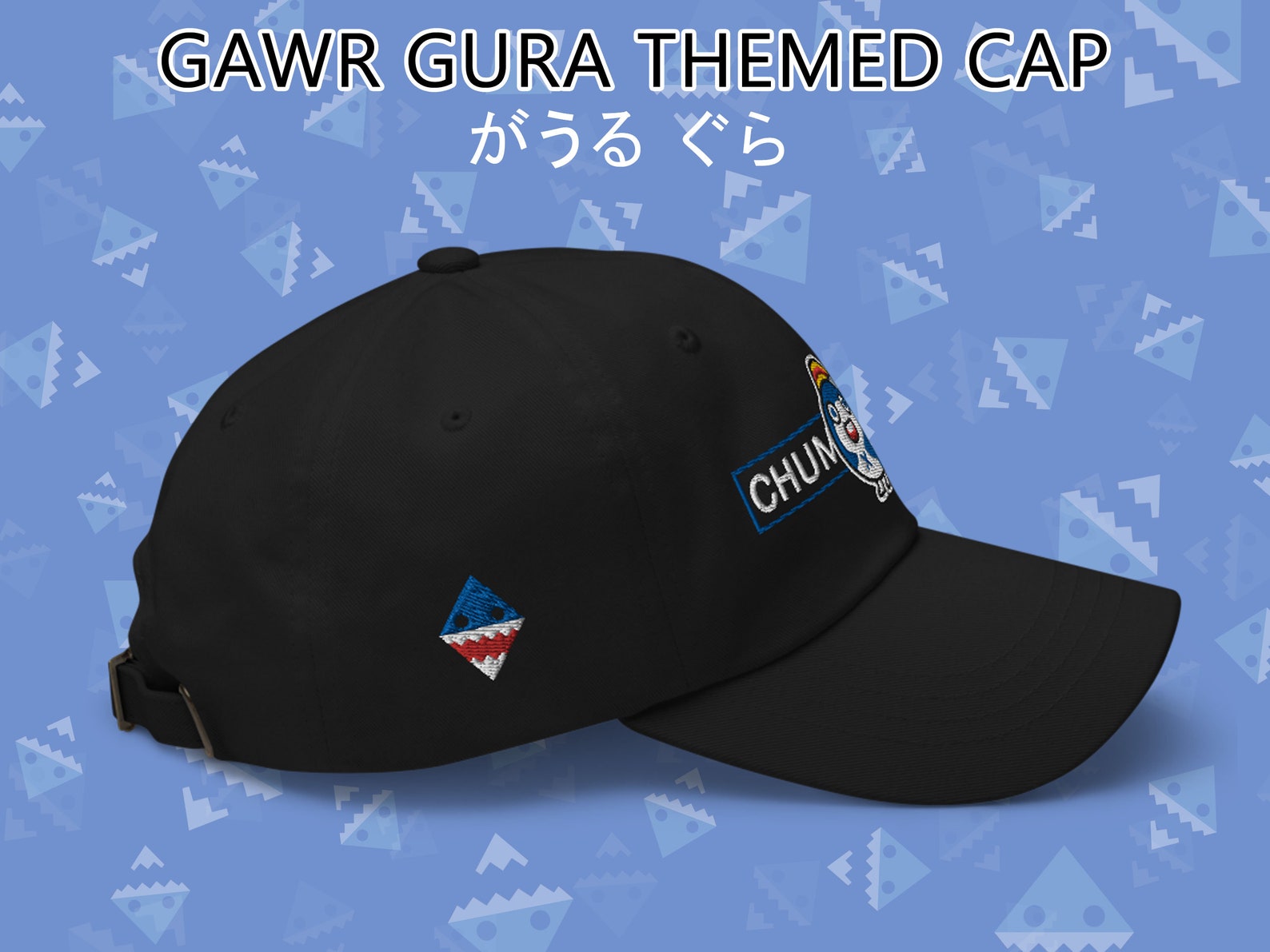 Hololive Gawr Gura Chumbuds Cap | Etsy