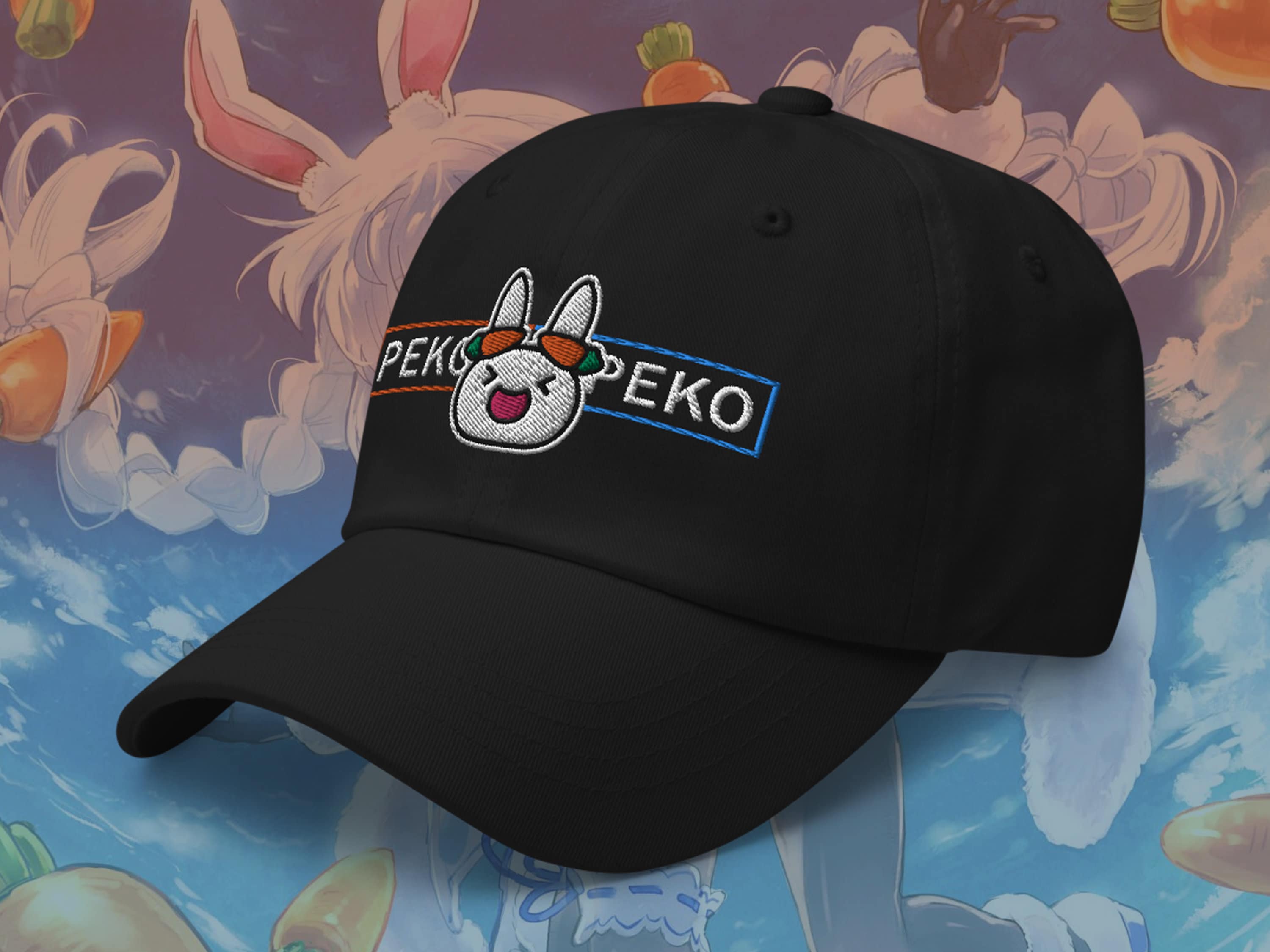 Hololive Usada Pekora Peko Cap - Etsy Canada