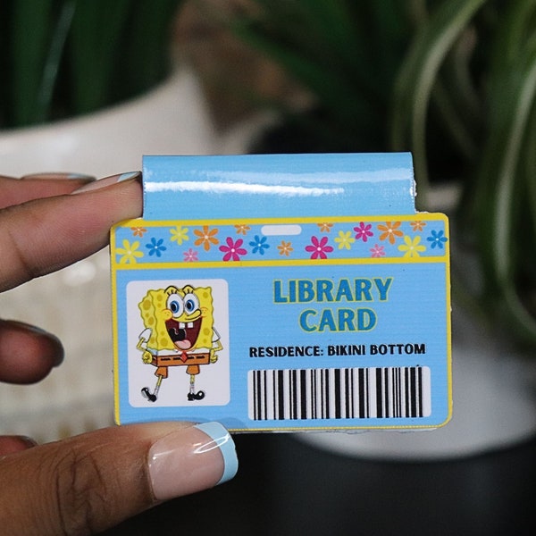 Spongebob Id Card - Etsy