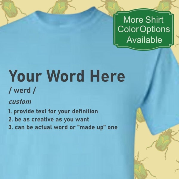 Definition Shirt - Etsy