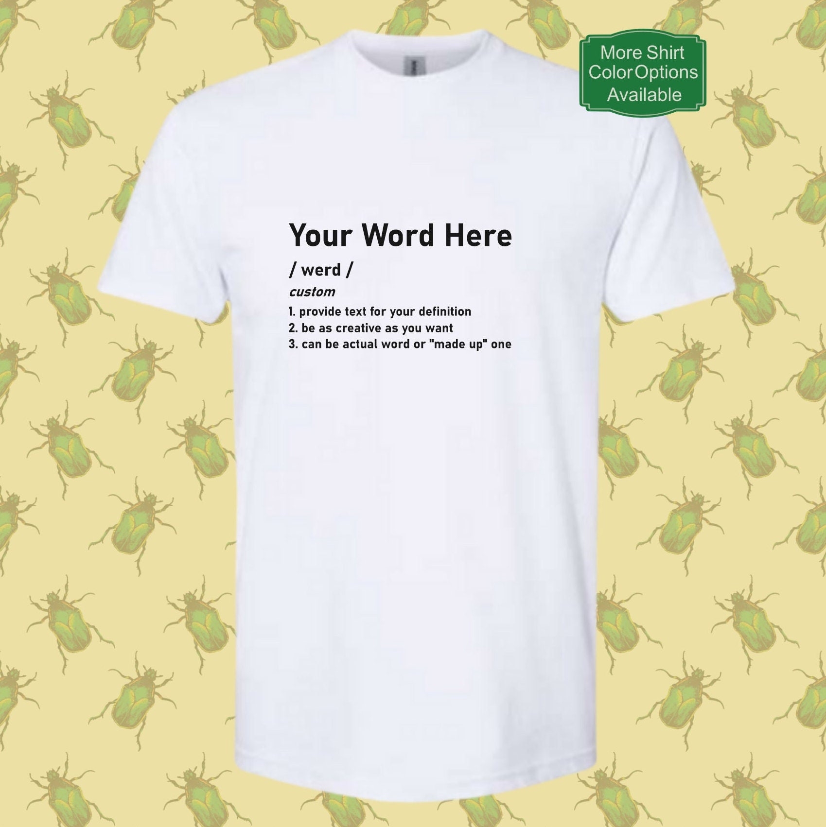 Custom Definition T-shirt, Definition Shirt, Statement Tee ...