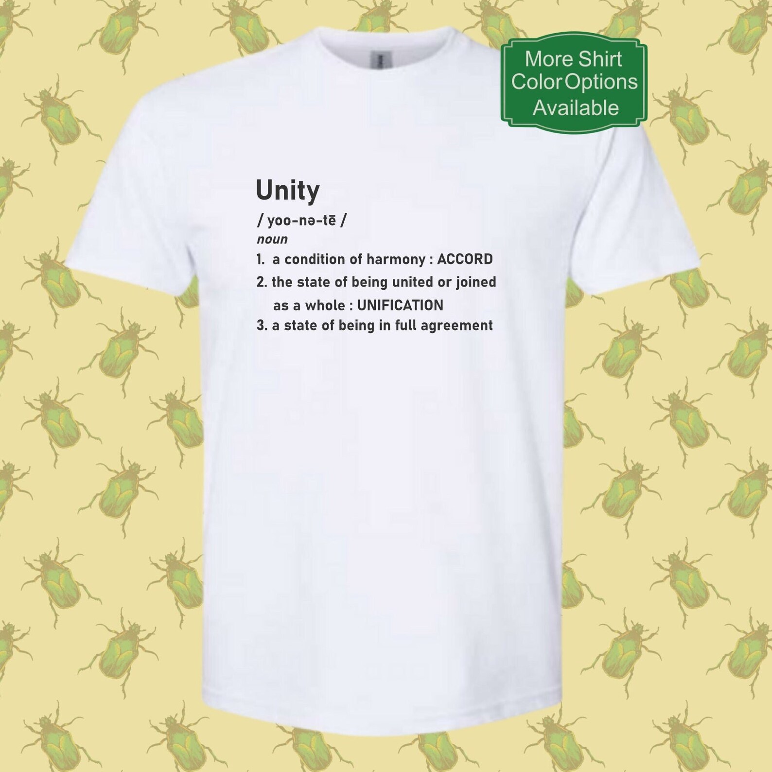 Unity Definition T-shirt, Definition Tshirt, Statement Tee, Dictionary ...