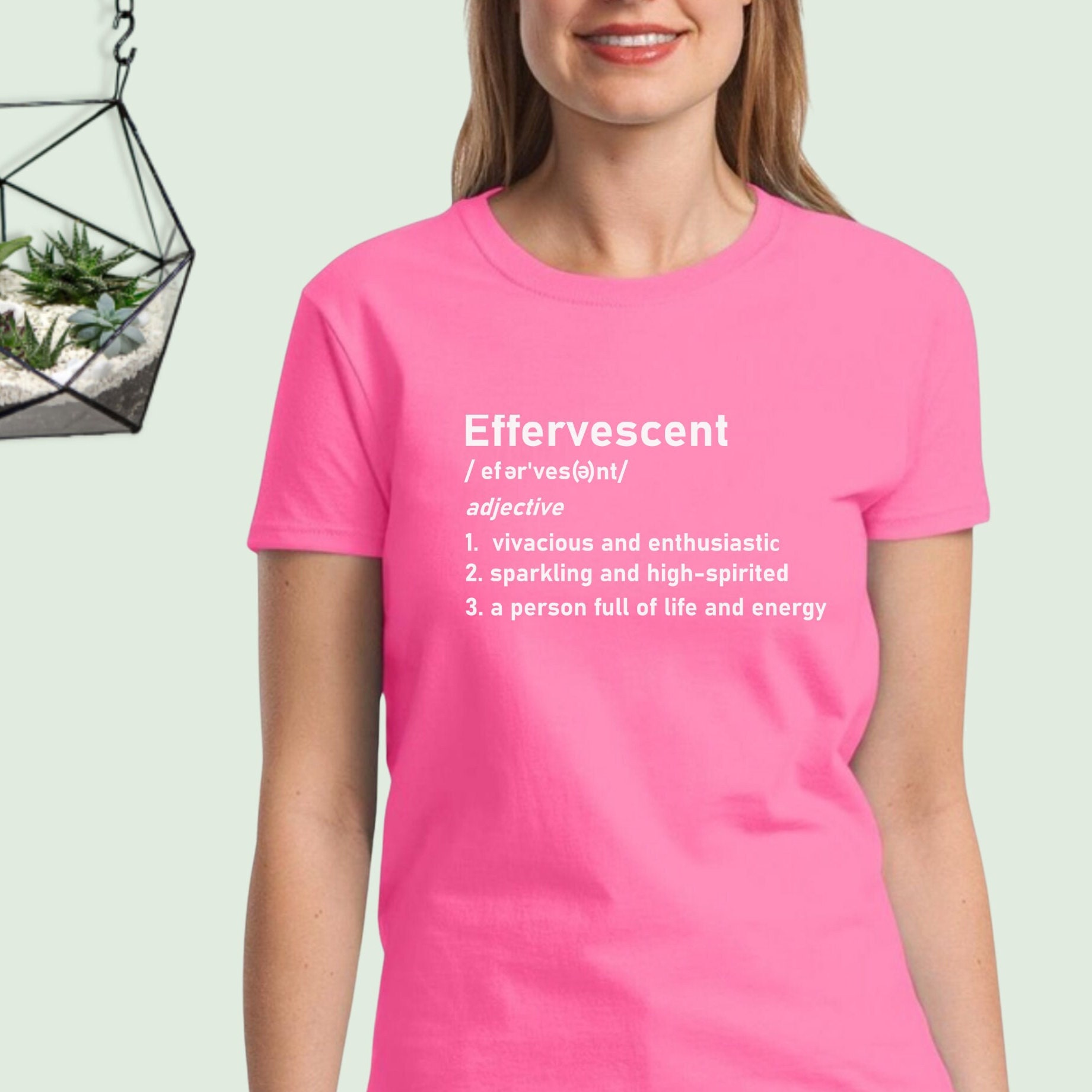 Definition of Effervescent Shirt, Definition Tee, Girly Tshirt, Gym Shirt Women, Bestie Gift for ...