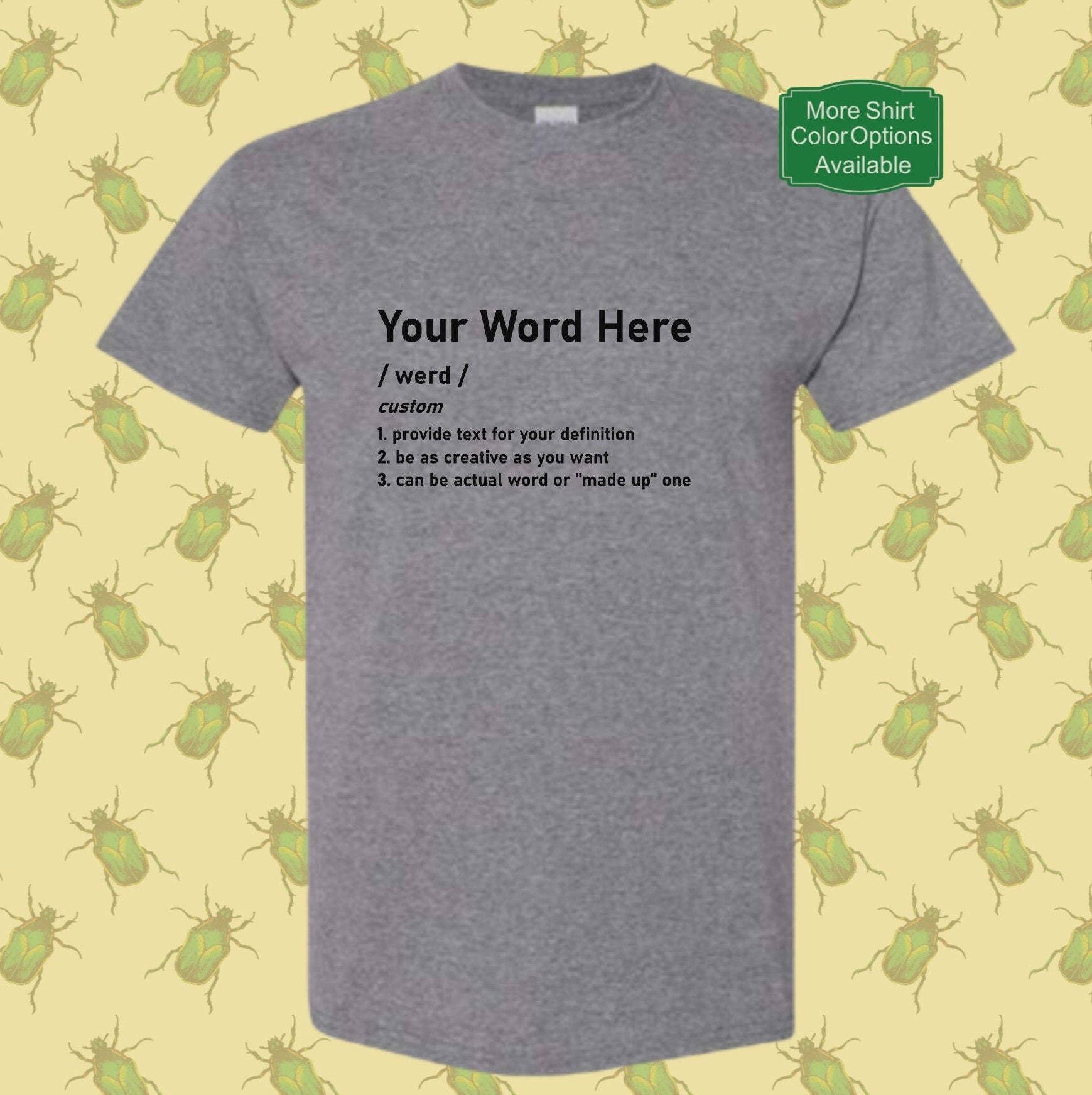 Custom Definition T-shirt, Definition Shirt, Statement Tee ...